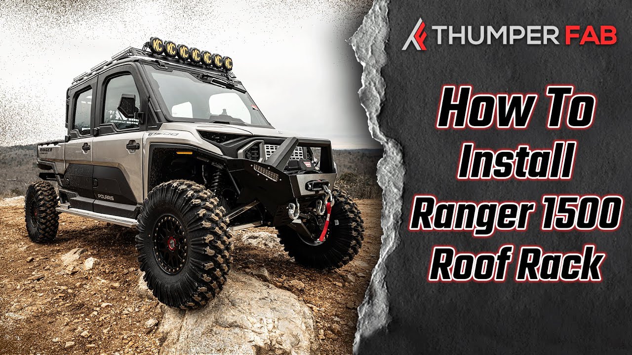 How to Install Polaris Ranger 1500 Roof Rack | Thumper Fab - YouTube