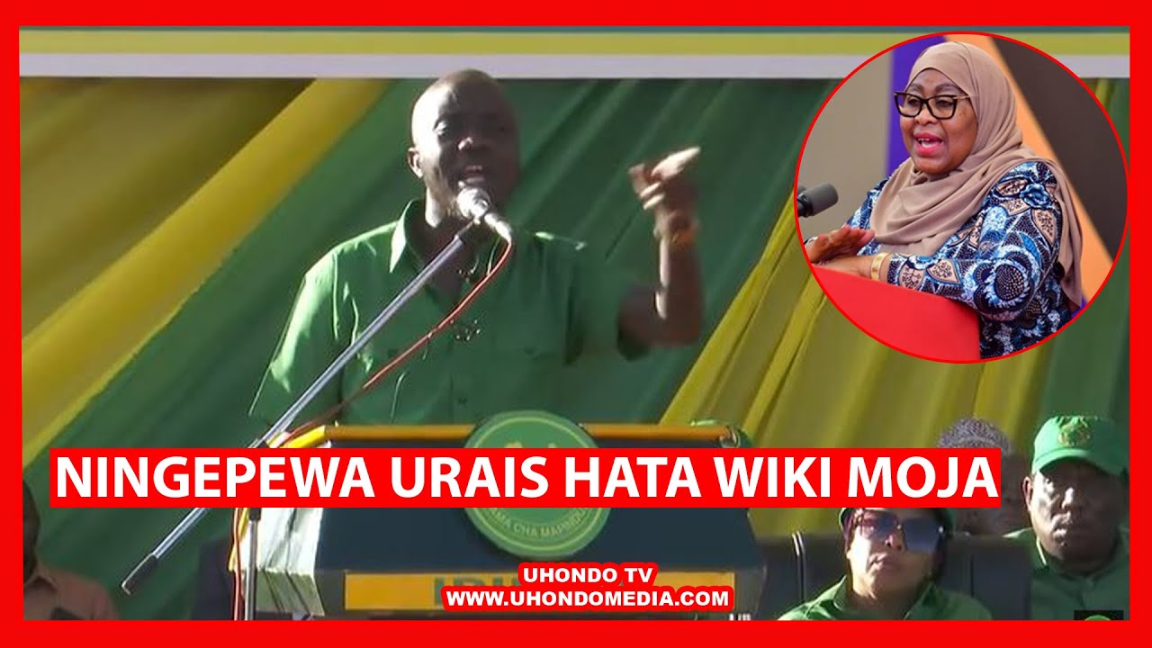 MUSUKUMA 'AMLIPUA' MSIGWA "NINGEPEWA URAIS HATA WIKI MOJA TUU ...