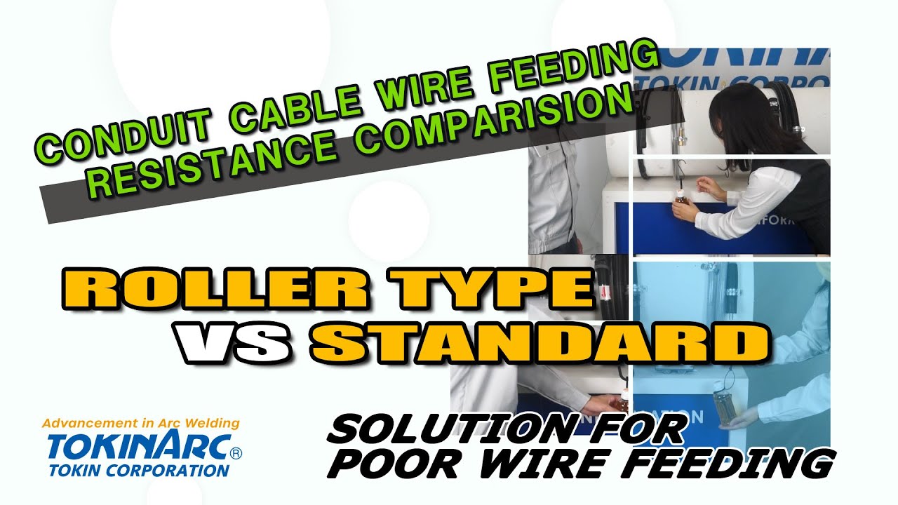 Comparison of wire feeding resistance of conduit cables - YouTube