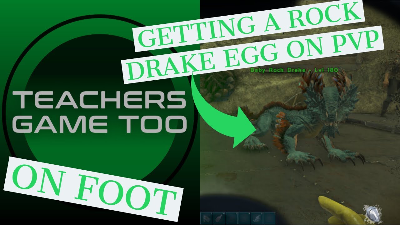 ROCK DRAKE EGG ON FOOT!!! MTS PVP!! - YouTube