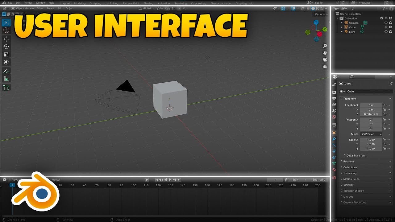Blender Screen Explained - YouTube