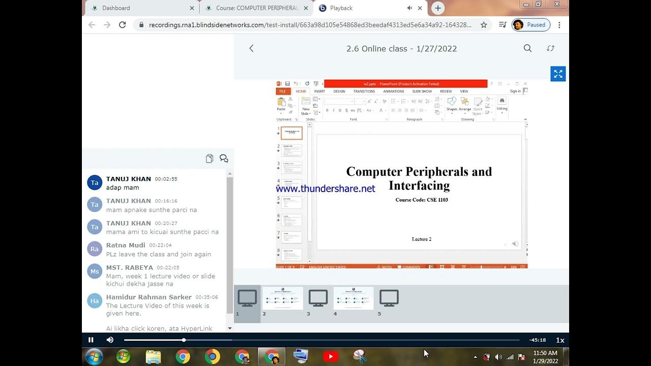 COMPUTER PERIPHERALS AND INTERFACING. Serial and Parallel data Transfer ...