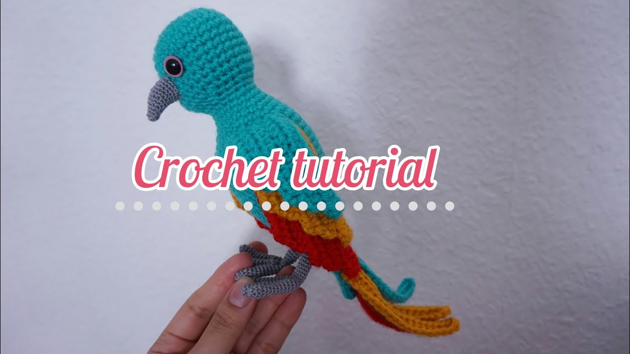 How to crochet Parrot amigurumi / crochet tutorial #1 - YouTube