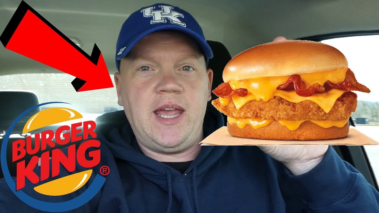 Burger King Cheesy Bacon Crispy Chicken Sandwich (Reed Reviews) - YouTube