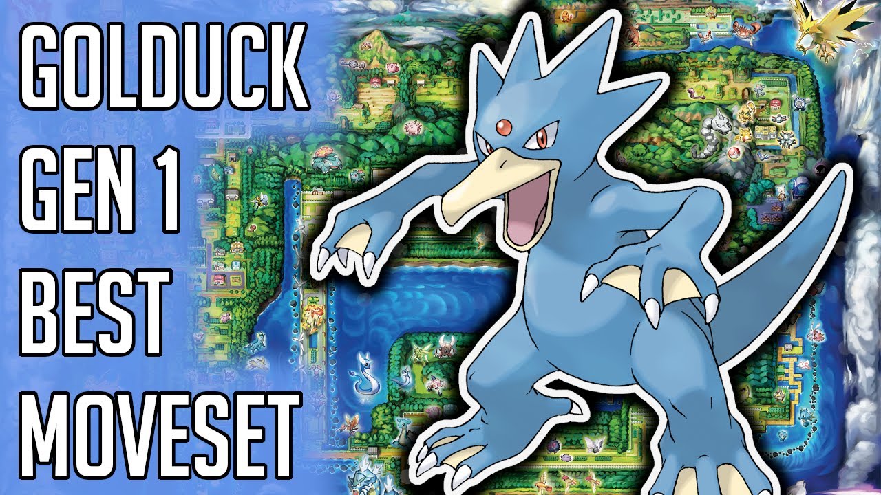 Golduck Gen 1 Best Moveset - Golduck Best Moveset Moves Pokemon Red ...
