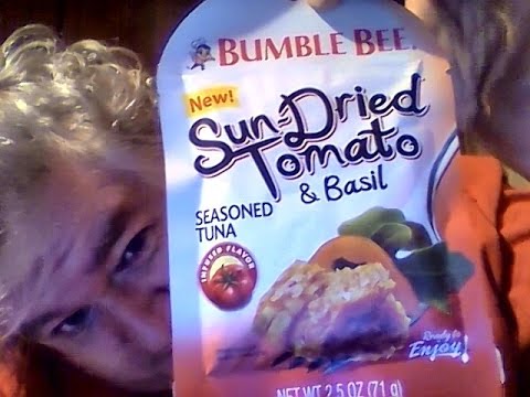 Bumble bee sun dried tomato & basil flavored tuna fish - YouTube