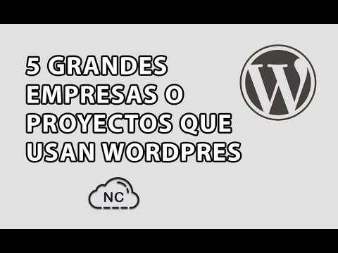 5 GRANDES EMPRESAS O PROYECTOS QUE USAN WORDPRESS - YouTube