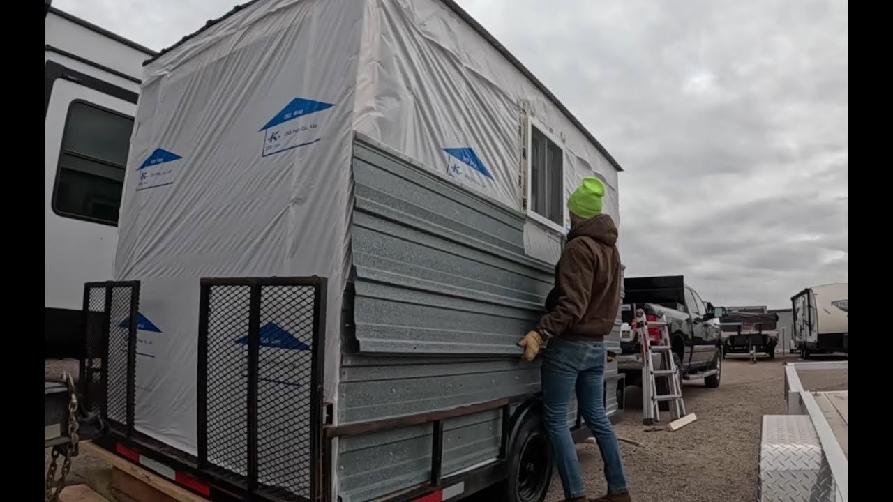 Ice shack build. PART 2 - YouTube