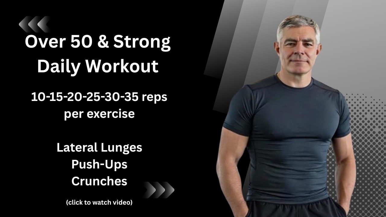 Over 50 & Strong Daily Workout W15D5 - YouTube