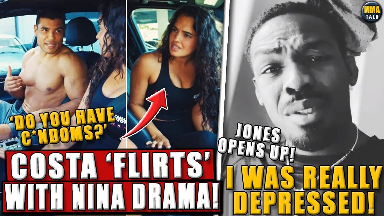 Paulo Costa 'FLIRTS' w/ Nina Drama! Dillon Danis GETS COOKED by Nina!Jones on 'depressing ...
