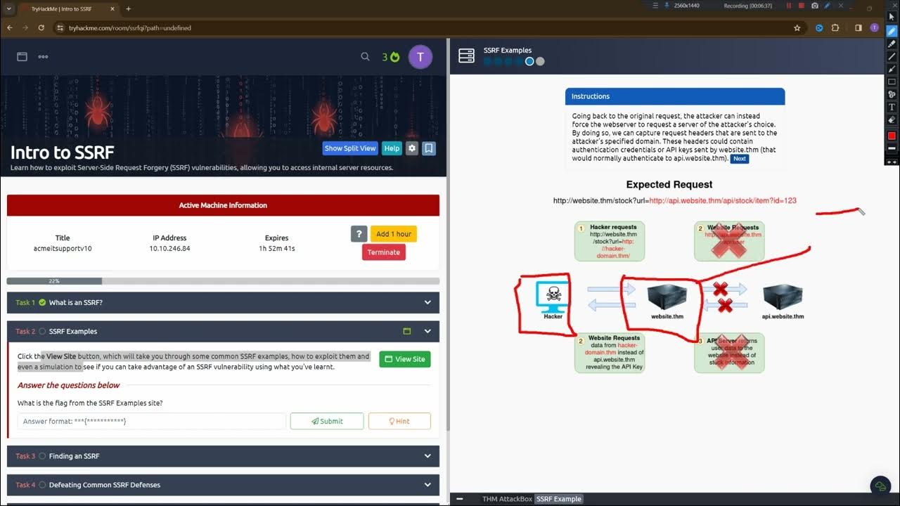 🌐 SSRF Introduction TryHackMe Room | Complete Tutorial in Hindi 🚀 - YouTube
