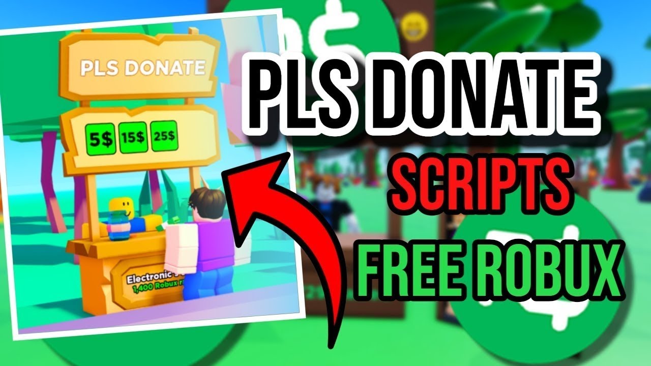 Roblox Pls Donate Script Steal Robux Easy Robux! And Rich[ Working All ...