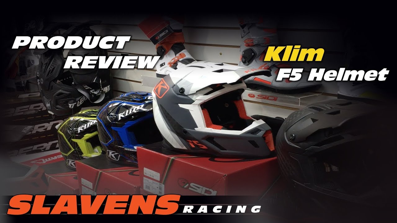 Slavens Racing - Klim F5 Helmet - Product review - YouTube