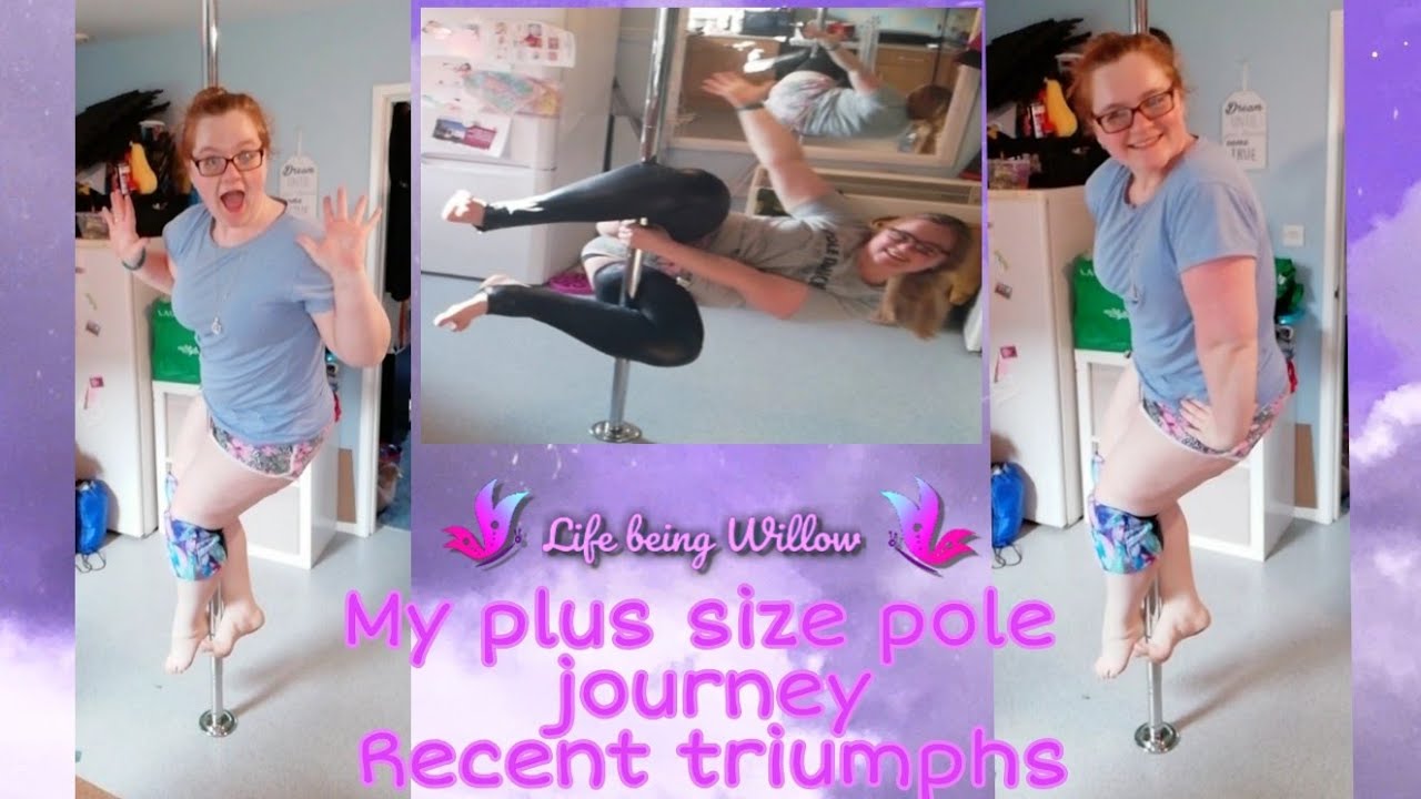 My plus size pole journey - recent triumphs - YouTube