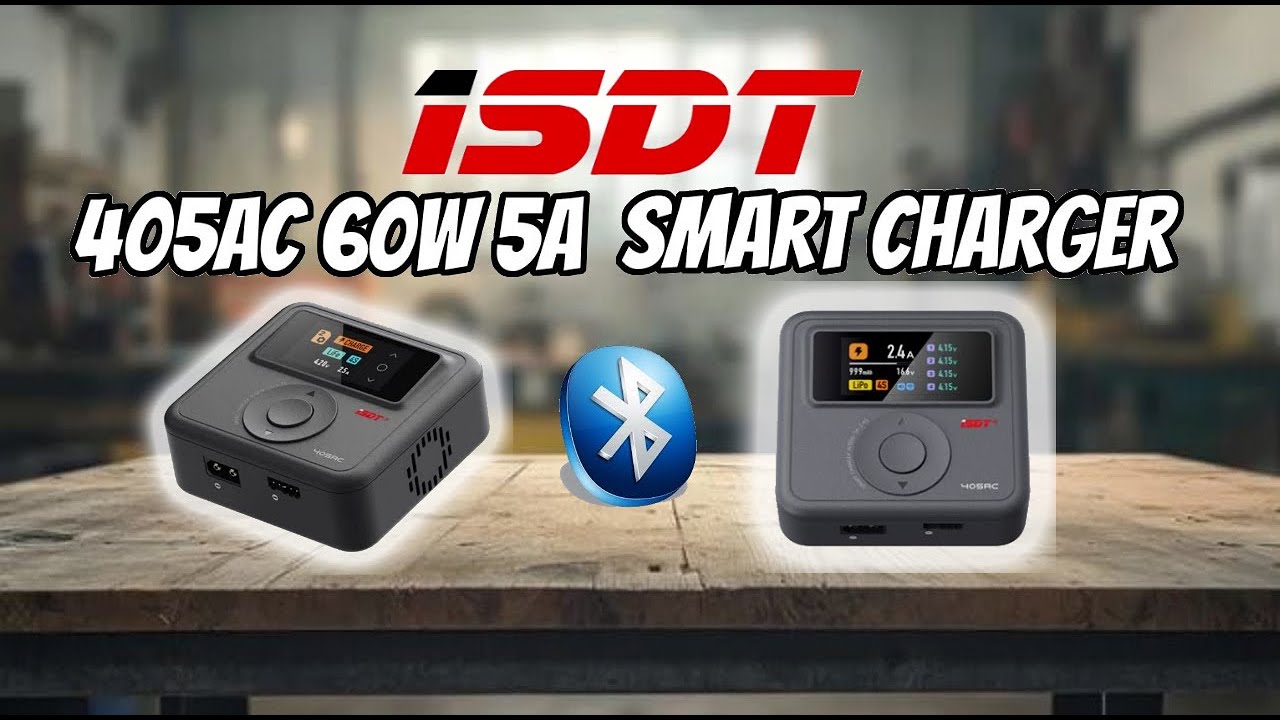 New ISDT 405AC 60W 5A Portable SMART RC Battery Charger - YouTube