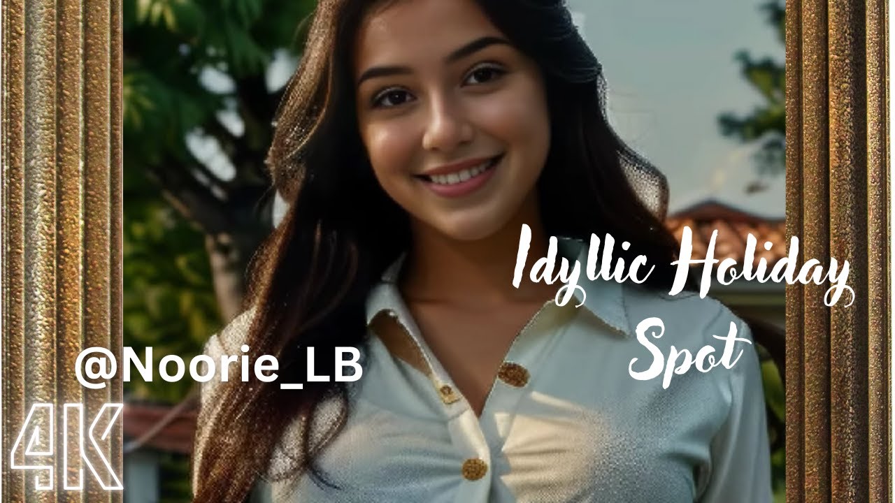 [4K] Noorie AI Lookbook | Idyllic Holiday Spot - YouTube