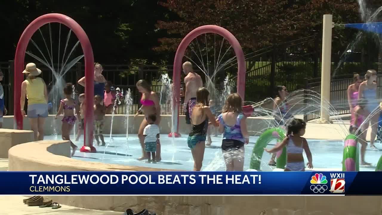 Tanglewood pool open to beat the heat for the summer - YouTube