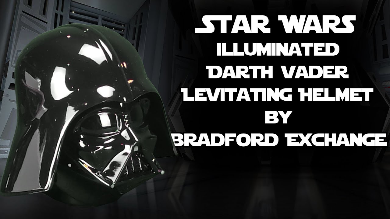 Star Wars Illuminated Darth Vader Levitating Helmet by Bradford ...