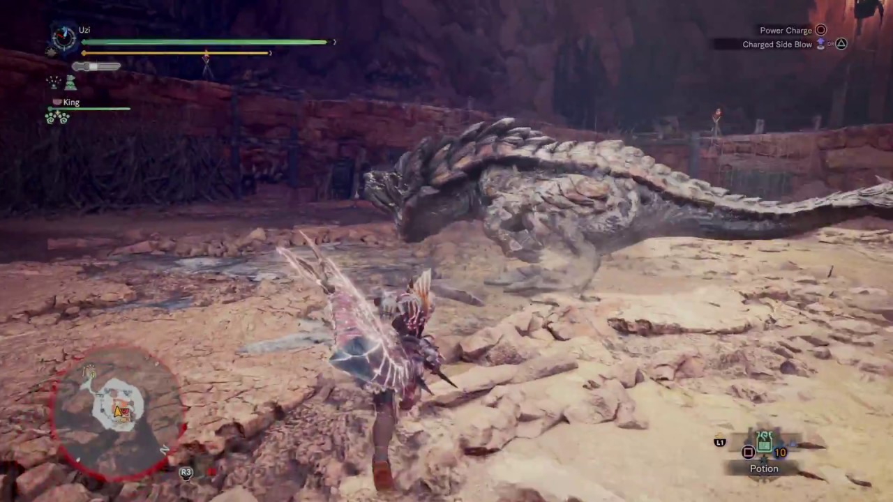 High Rank Barroth Hammer Gameplay | Monster Hunter World PS4 PRO - YouTube