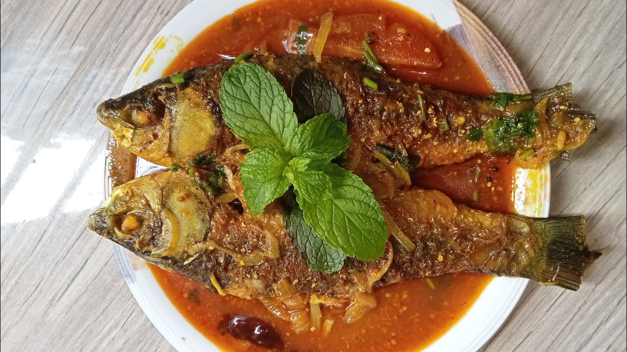 Sorse dea chara pona macher jhol recipe/ pona macher recipe/ pona fish ...