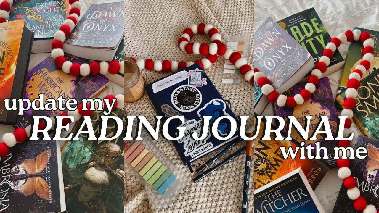 update my reading journal with me | READING BULLET JOURNAL - bujo with ...