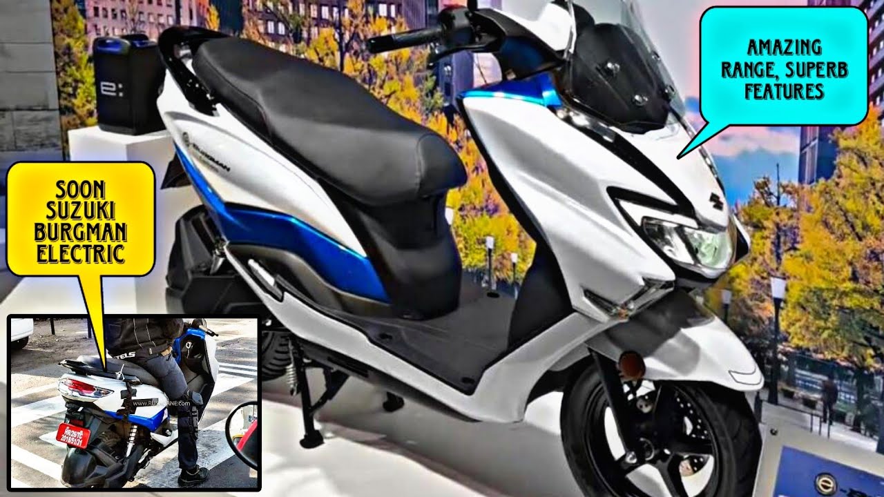 🇮🇳 Suzuki Burgman Electric Launch date in india 🔥 Spotted on Road ...