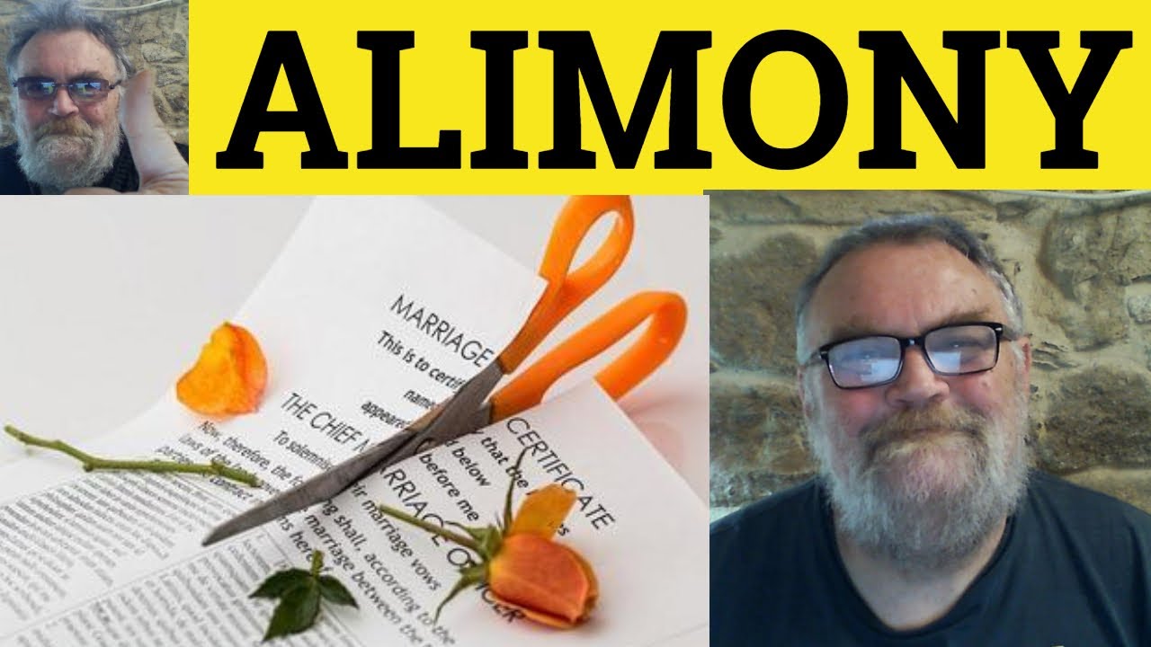 😎 Alimony Meaning - Alimony Examples - Alimony Definition - Legal ...