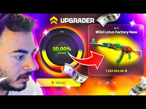 SADECE %50 UPGRADE YAPARAK EN İYİ AK47 YAPTIM !! CS2 KASA AÇILIMI 2026 - UPGRADER.PRO