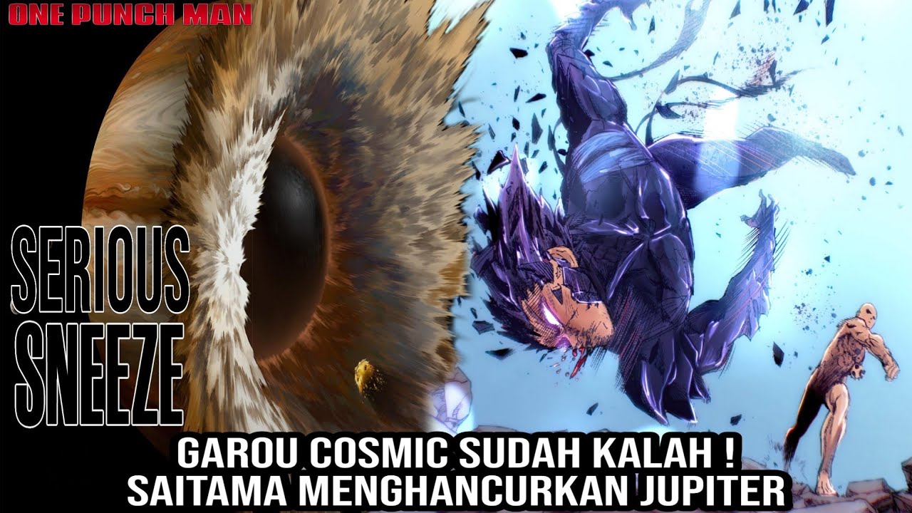 Garou Cosmic Sudah Hancur ! Saitama Menghancurkan Jupiter Dan ...