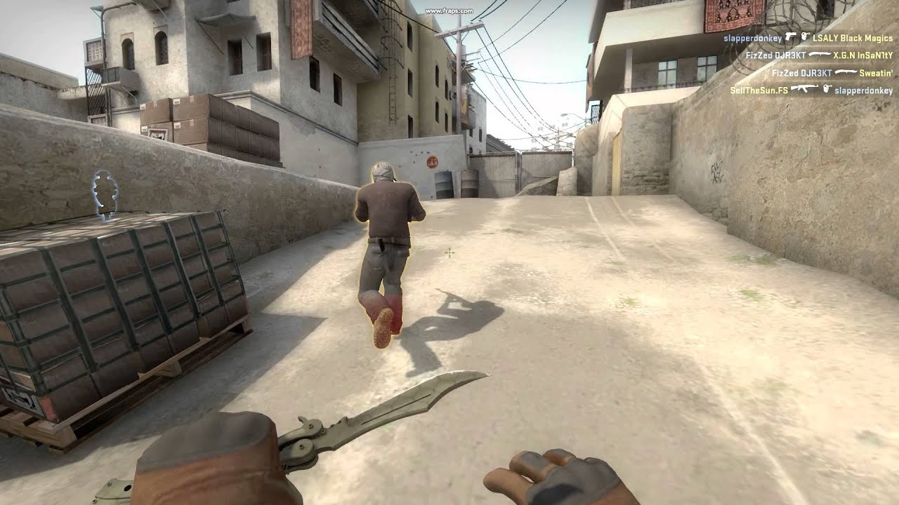 cs go 3 knife kills - YouTube