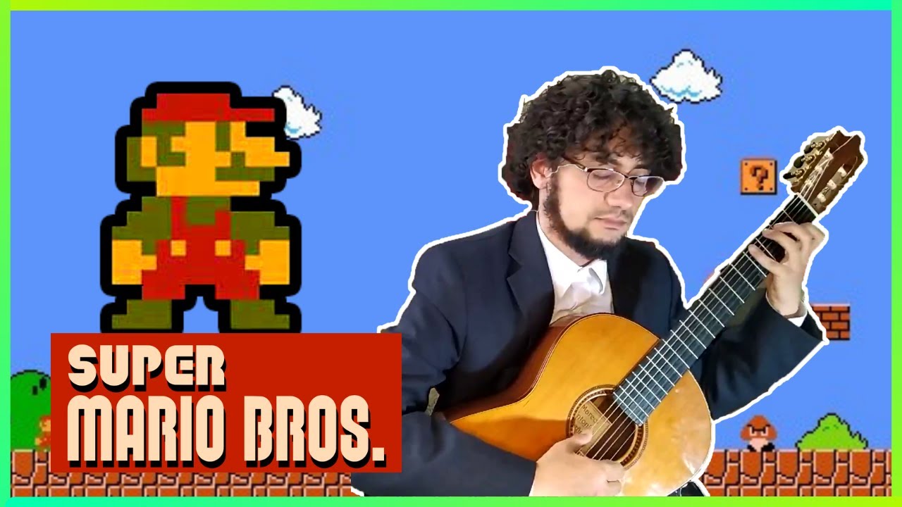 SUPER MARIO BROS THEME SONG, (Classical Guitar Cover) - YouTube