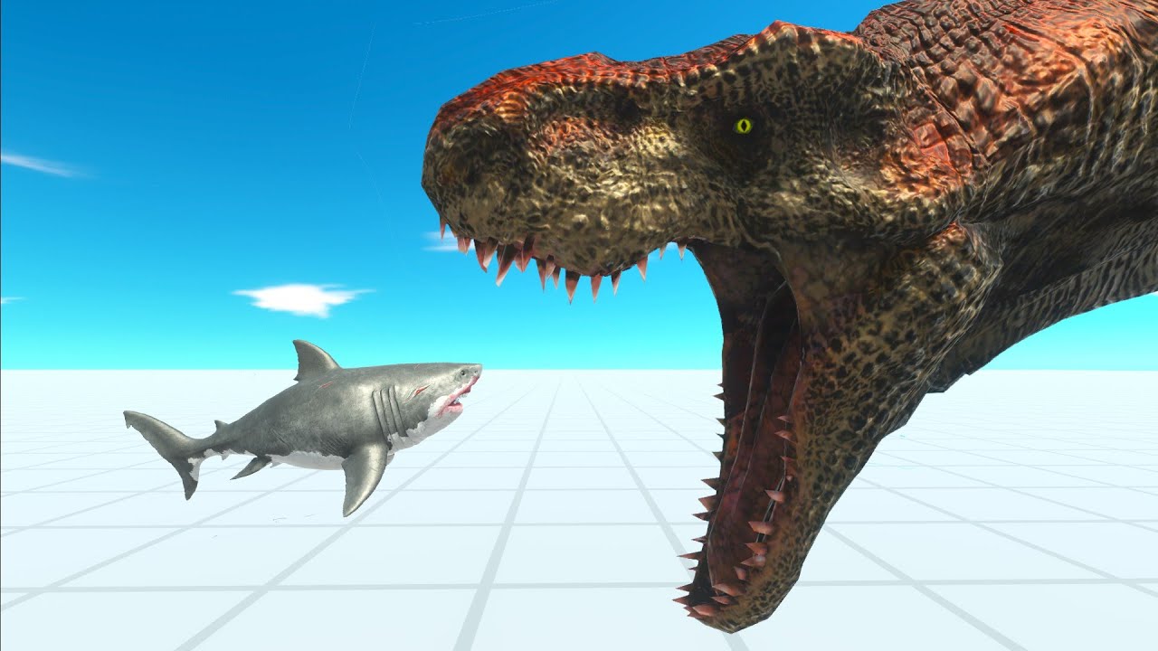 Mini mutant megalodon vs every boss factions animal revolt battle ...