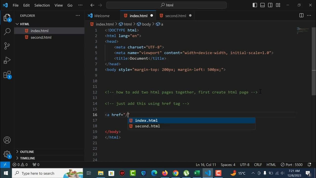 How Do I Link Two HTML Pages YouTube how-do-i-link-two-html-pages-youtube
