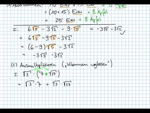 M-08: Distributivgesetz bei Wurzeln - YouTube