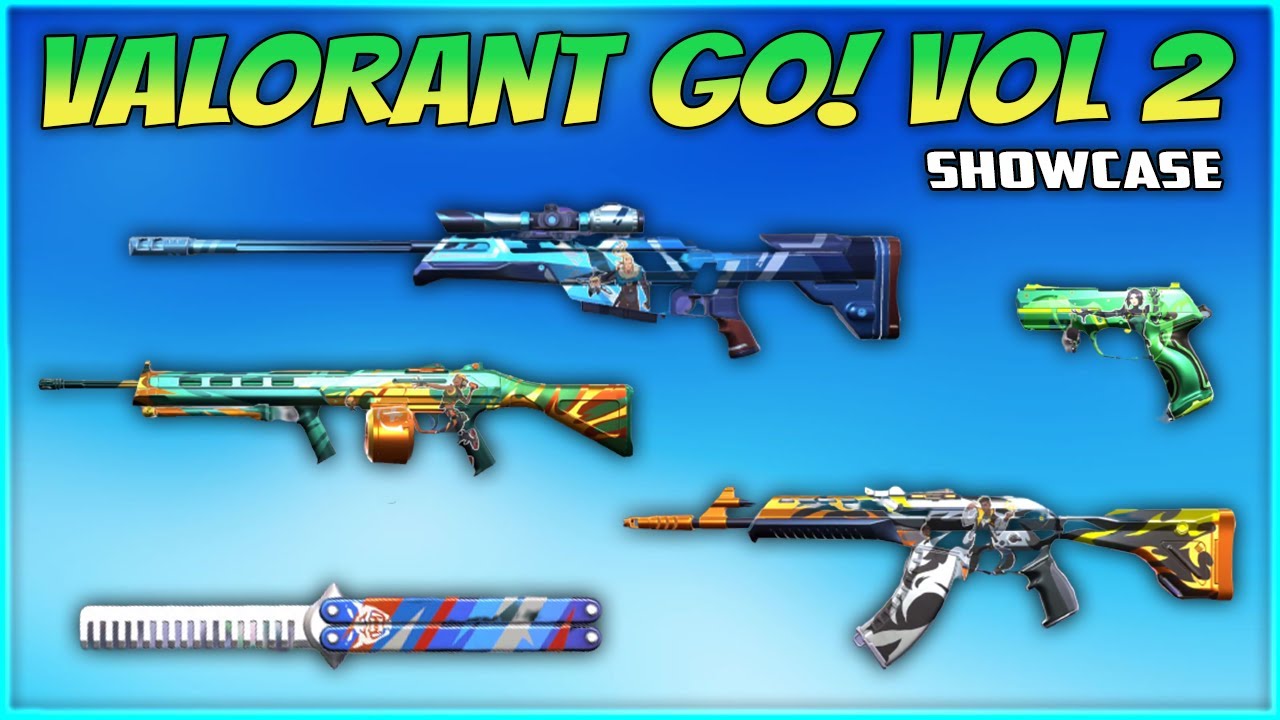 VALORANT GO ! Vol 2 - New Skin Collection Showcase // VALORANT - YouTube