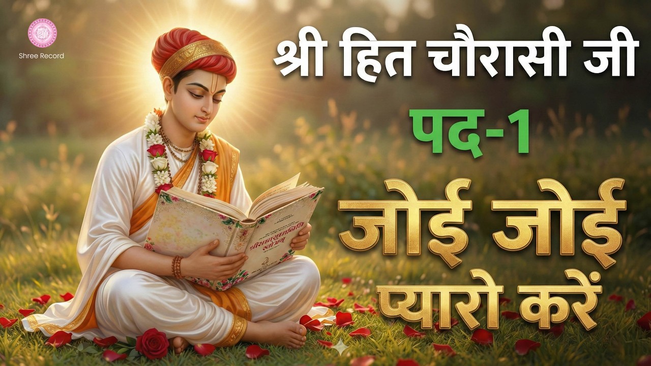 जोई जोई प्यारो करे - पद 1 | हित चौरासी जी | Hit Chaurasi Ji Pad 1 ...