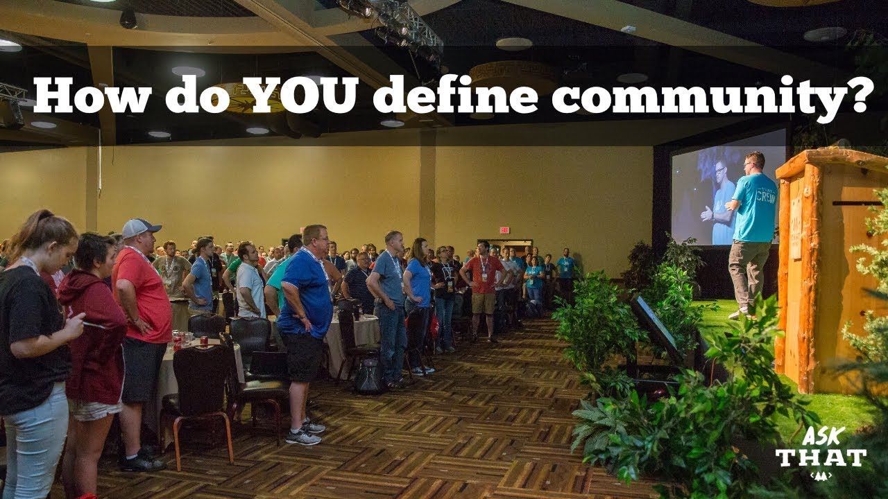 How do YOU define community? - YouTube