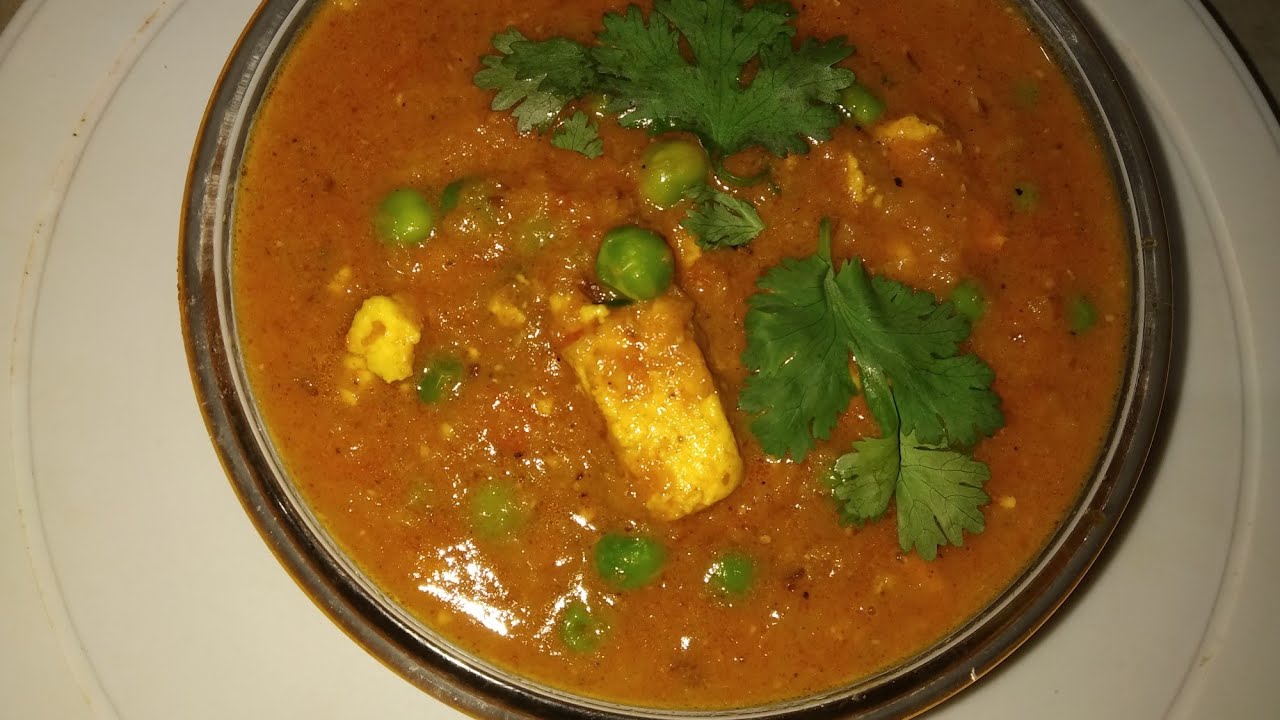 #MATAR PANEER# saru's kitchen - YouTube