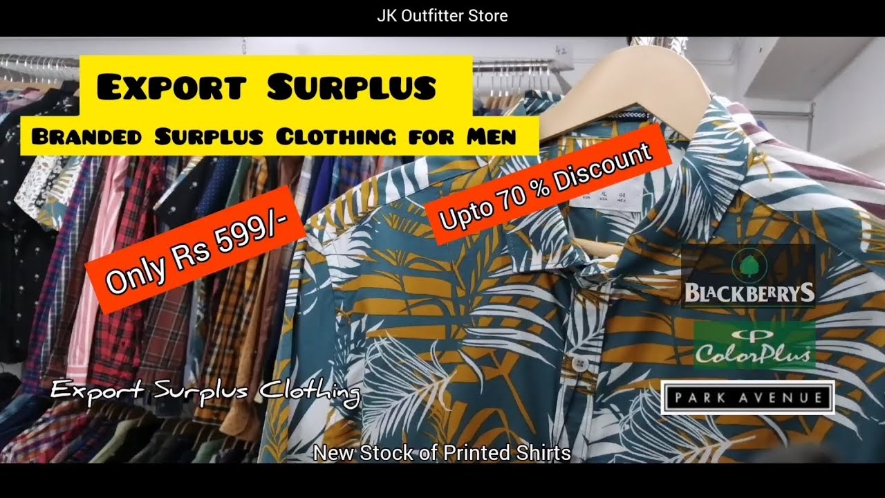 Export Surplus | Branded Surplus Clothing ब्रांडेड सरप्लस - YouTube