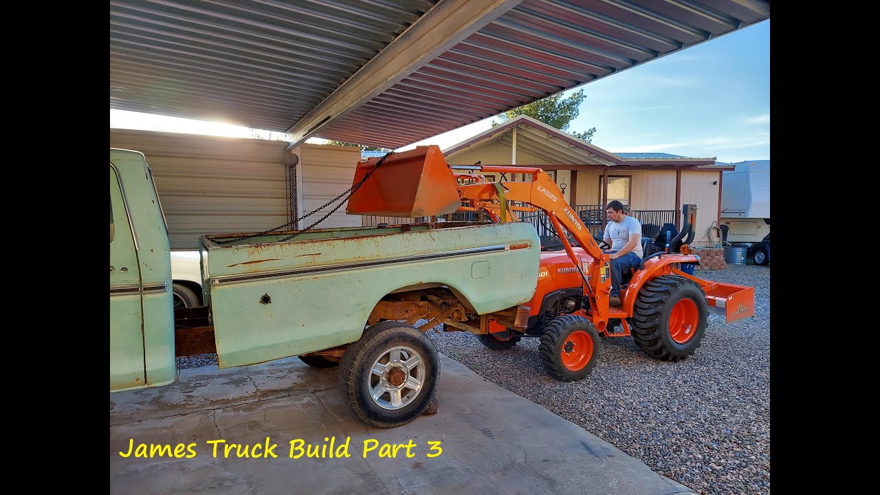 James working on his 1977 Ford F250 Dentside Part 3 - YouTube