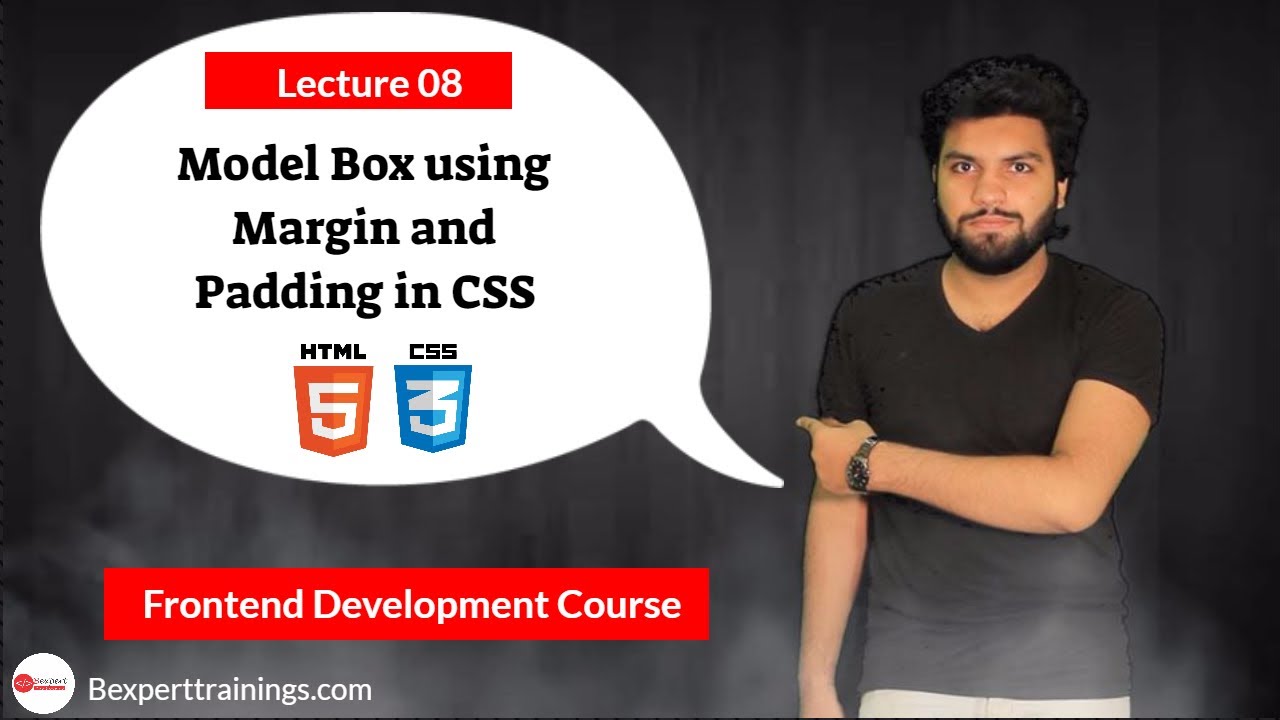 Html Css Course Model Box Using Margin And Padding In Css Lecture 8 5633