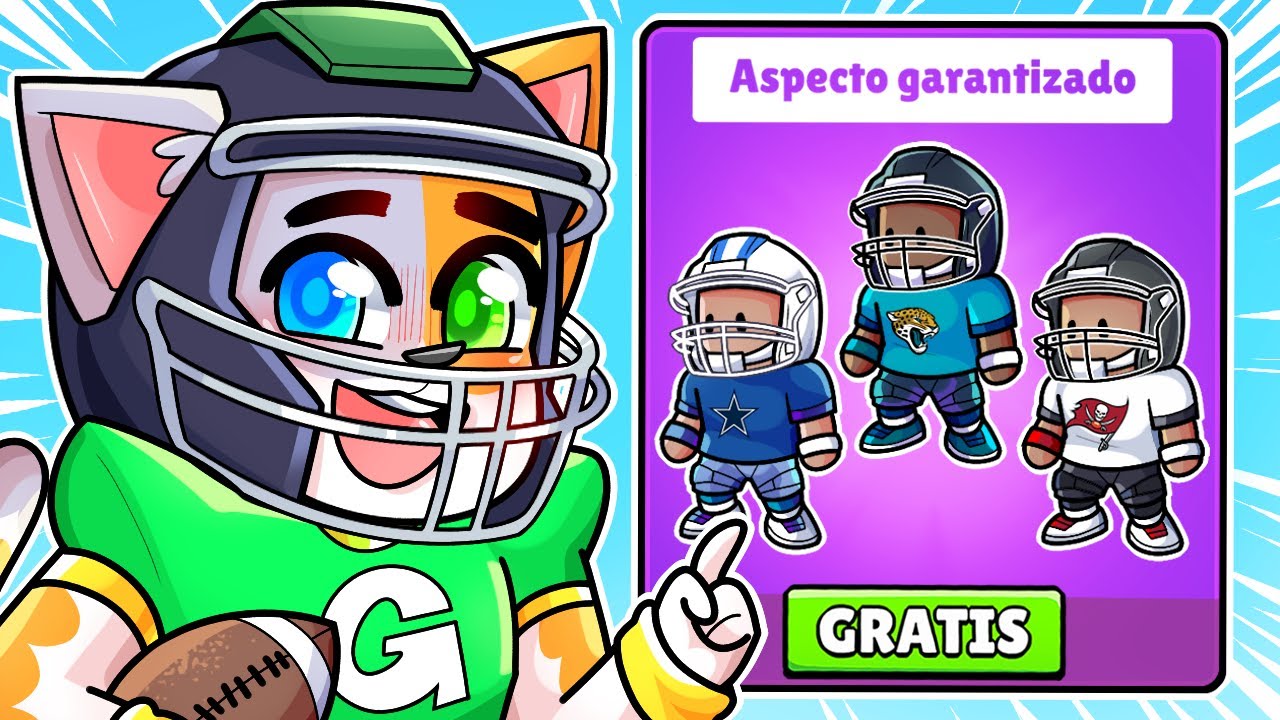 COMO TENER las NUEVAS SKINS *STUMBLE GUYS X NFL* GRATIS! 😱 ...