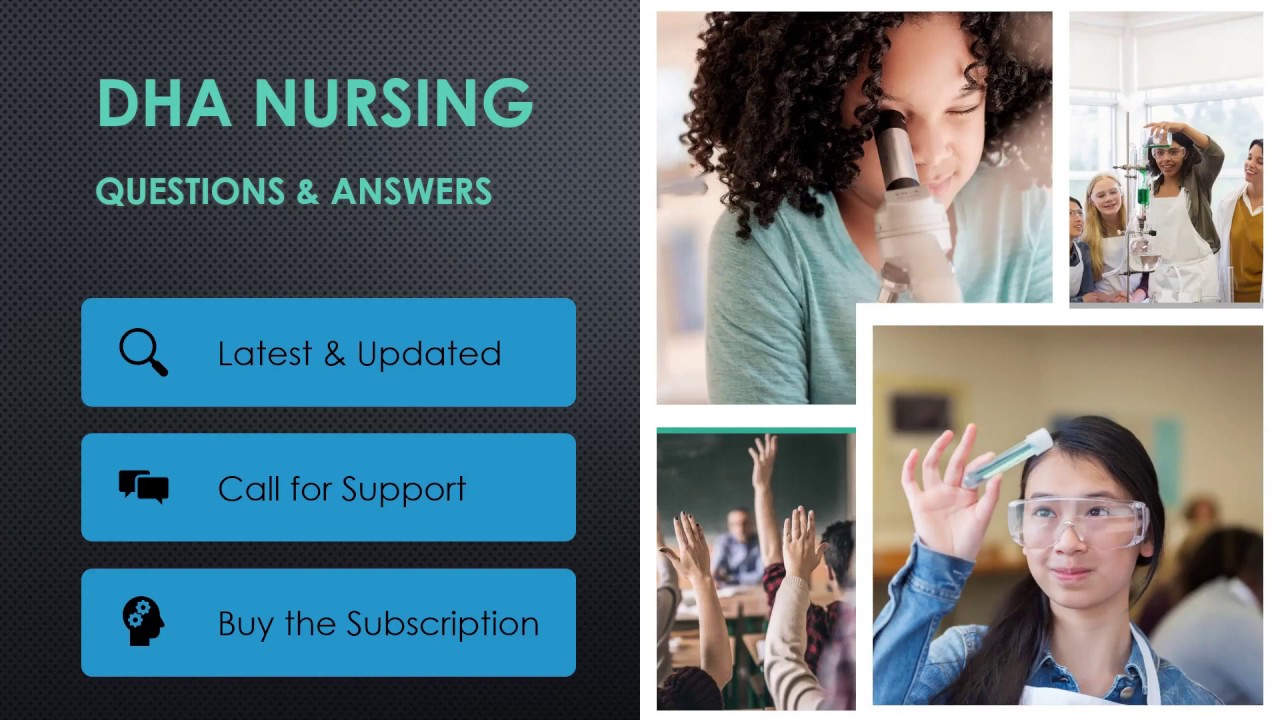 DHA Nursing Exam Practice Questions & Answers 2022 | Study Materials ...