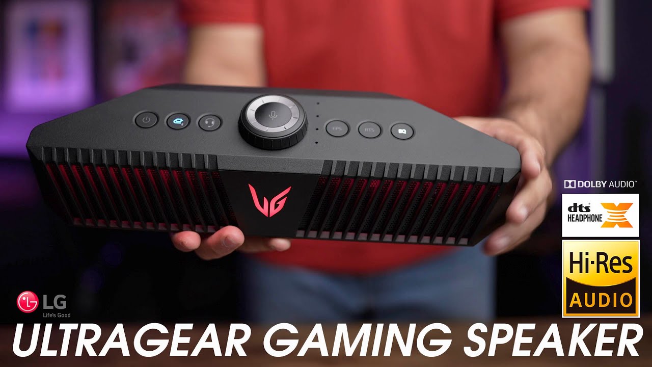 CAIXA DE SOM GAMER - LG ULTRAGEAR GAMING SPEAKER HI-FI DTS - YouTube