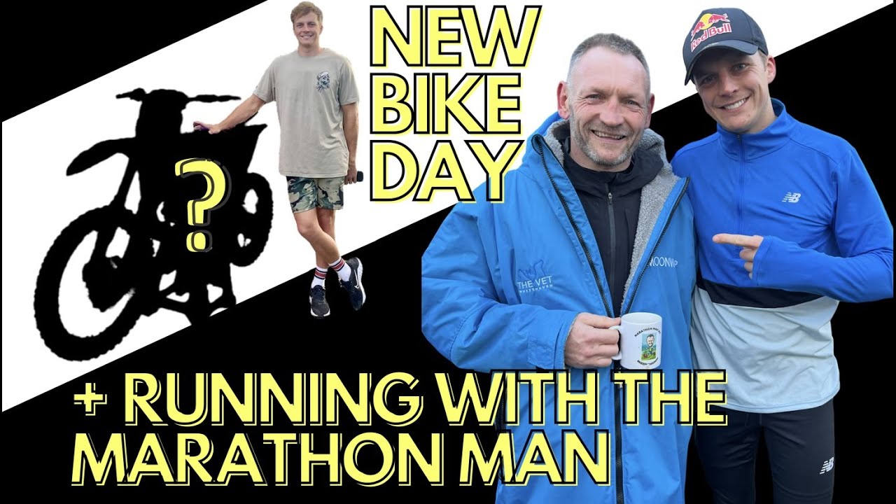 JONNY WALKER - I GOT A NEW BIKE AND RAN WITH THE MARATHON MAN - YouTube