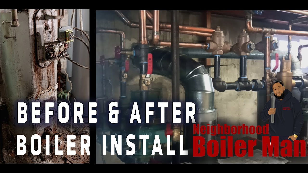 New Gas Boiler Hot water system installation - Neighborhood Boiler Man ...