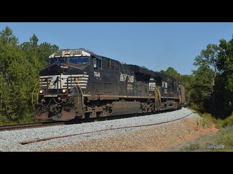 HD: NS 7648 South, NS Train 708, Carrollton, GA - YouTube