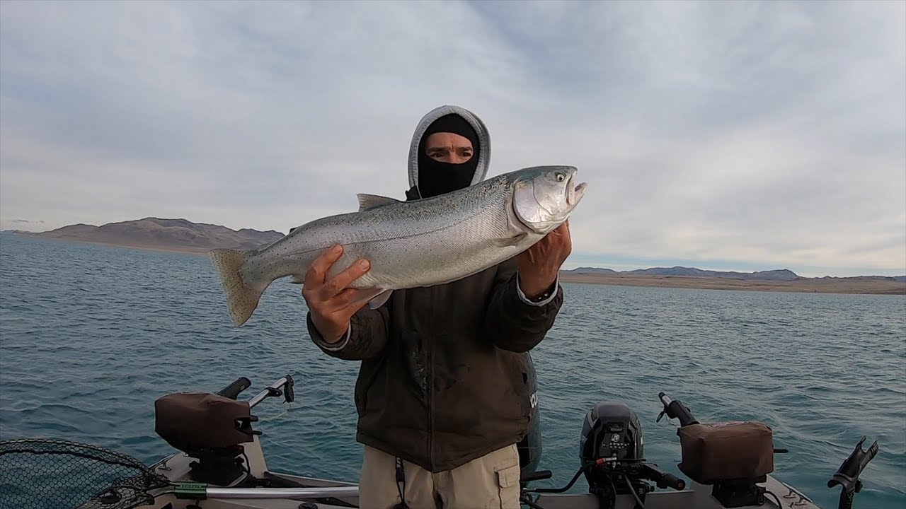 Lyman Lures Pyramid Lake - Father Son Outing Christmas Eve - YouTube