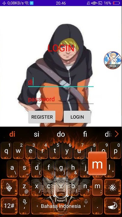 Demo Aplikasi Register/Login Sederhana Android Studio Menggunakan ...