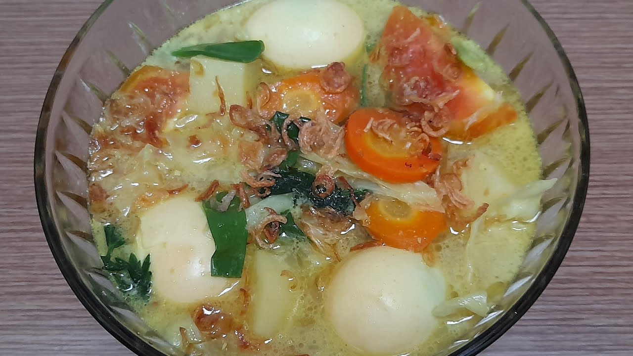 SAYUR KARE TELOR | MANTUL NIKMATNYA! - YouTube